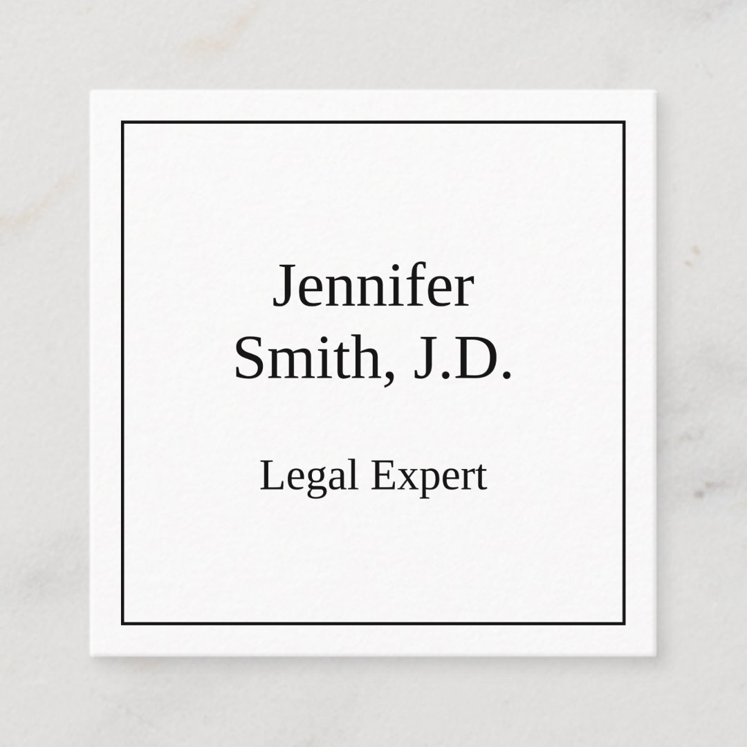 Classic, Legal Professional Business Card | Zazzle