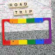 Classic LGBTQ Rainbow Gay Pride Flag License Plate Frame | Zazzle