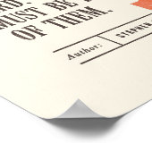 Classic Library Quote by Stephen Fry Poster | Zazzle