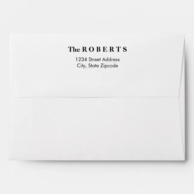 Classic Mailing Envelopes with Return Address | Zazzle