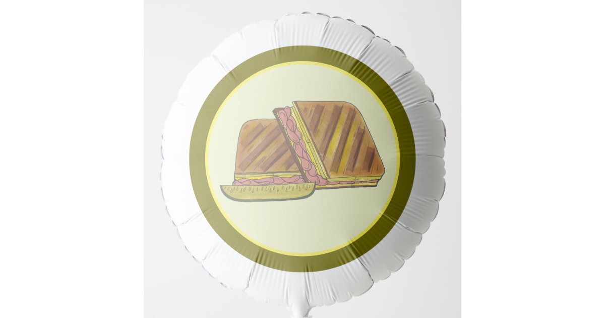 Classic Miami Cuban Sandwich Ham Pork Swiss Cheese Balloon | Zazzle