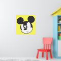 Classic Mickey | Angry Head Poster | Zazzle