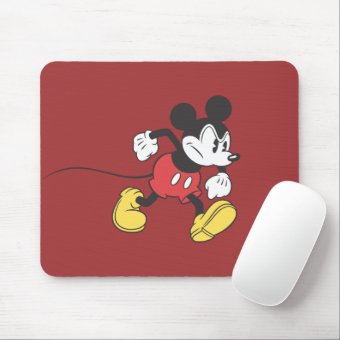 Classic Mickey | Angry Mouse Pad | Zazzle
