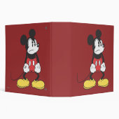 Classic Mickey | Angry Pose 3 Ring Binder | Zazzle
