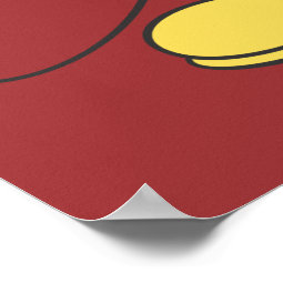 Classic Mickey | Angry Pose Poster | Zazzle