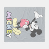 Classic Mickey Fleece Blanket | Zazzle