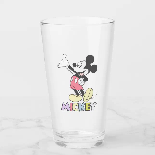 Classic Mickey Glass | Zazzle