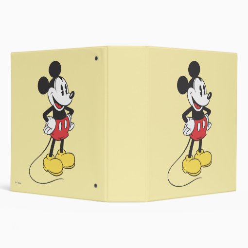 Classic Mickey | Hands on Hips Binder | Zazzle