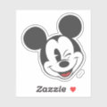 Classic Mickey | Head Tilt Wink Sticker | Zazzle
