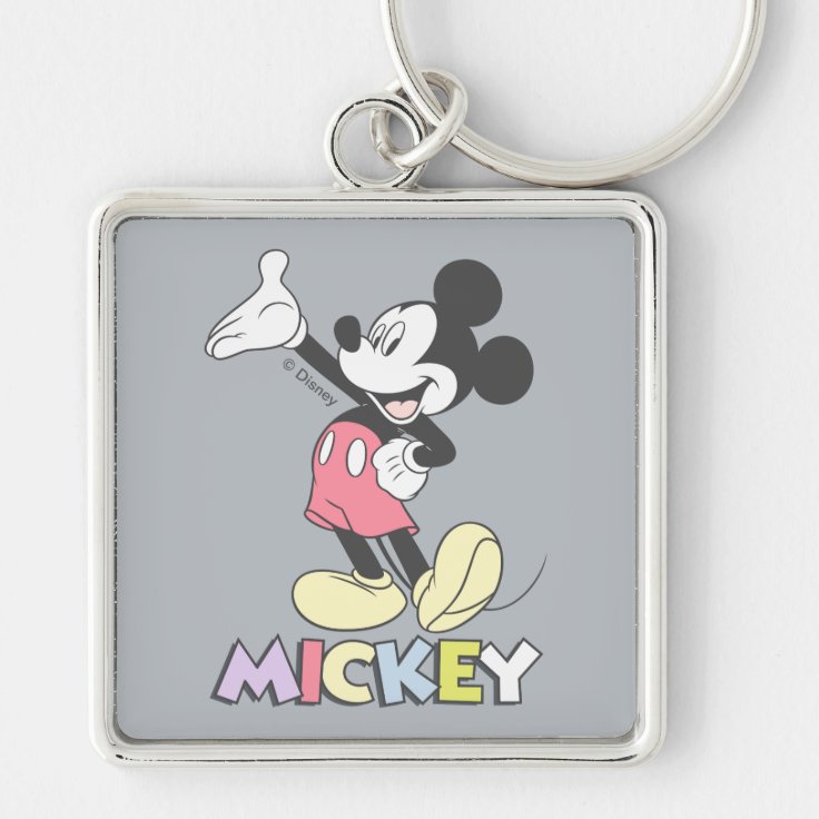 Classic Mickey Keychain | Zazzle