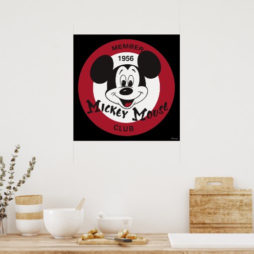 Classic Mickey | Mickey Mouse Club Poster | Zazzle