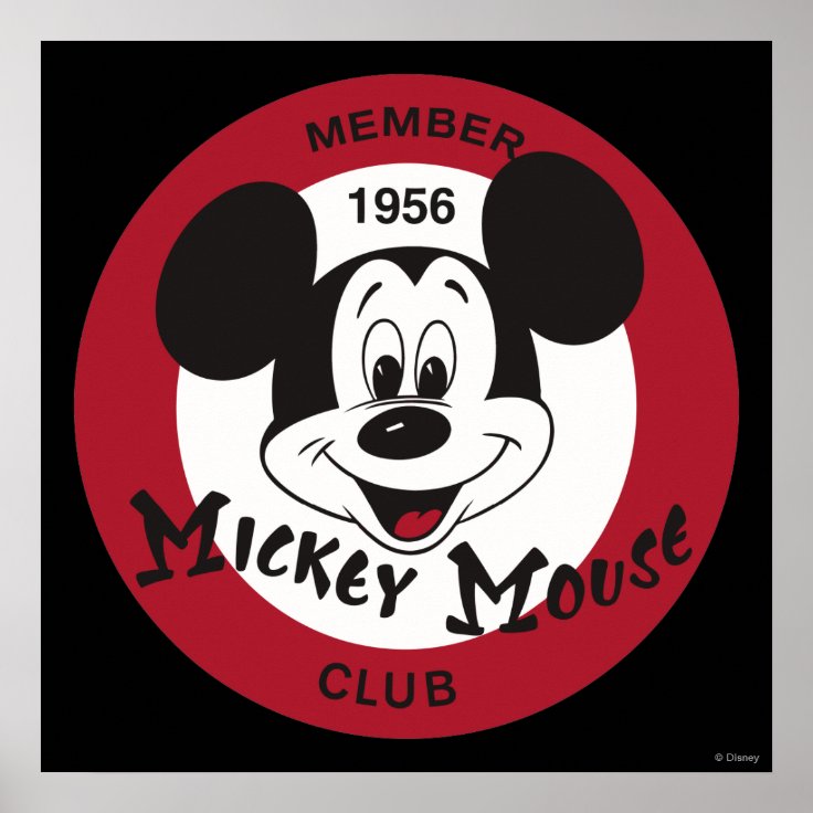 Classic Mickey | Mickey Mouse Club Poster | Zazzle