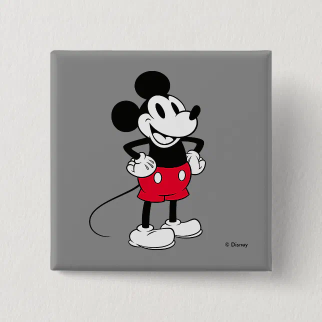 Classic Mickey Mouse | A True Original Button | Zazzle