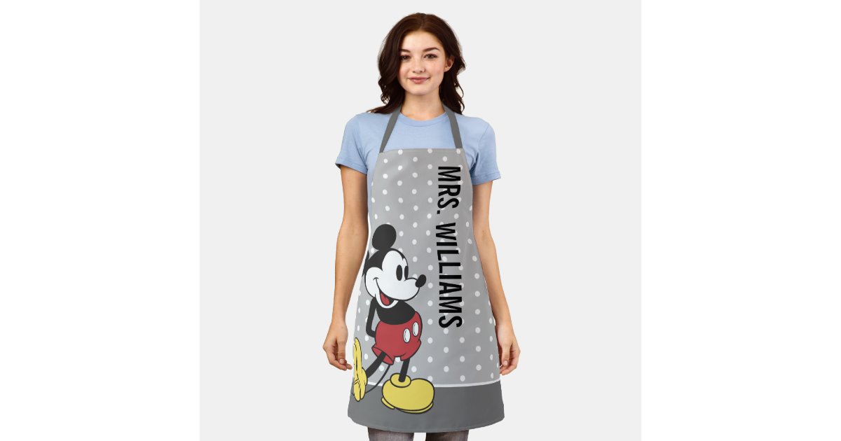 Classic Mickey Mouse Apron | Zazzle