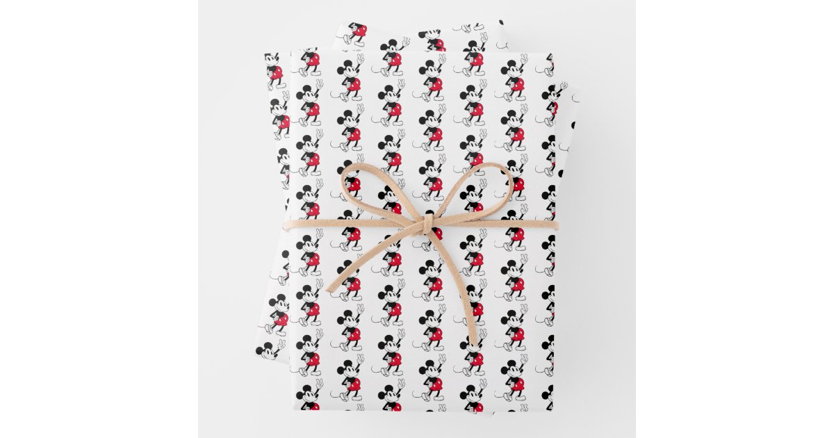 Classic Mickey Mouse | Cool Beyond Years Wrapping Paper Sheets | Zazzle
