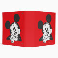 Classic Mickey Mouse | Cute Portrait 3 Ring Binder | Zazzle
