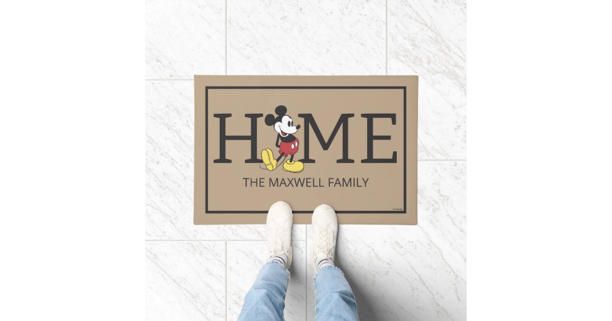 Classic Mickey Mouse Doormat | Zazzle