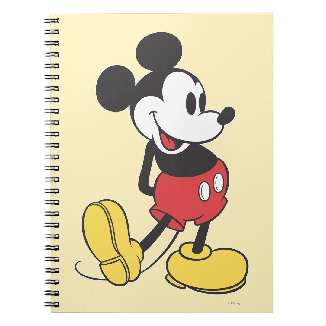 Classic Mickey Notebook | Zazzle