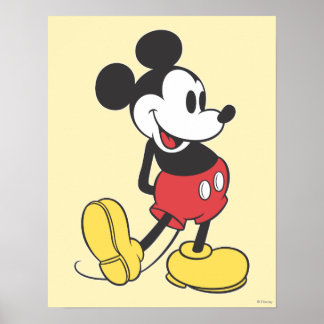Vintage Mickey Mouse Posters | Zazzle