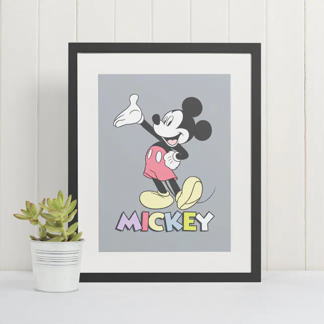 Classic Mickey Poster | Zazzle