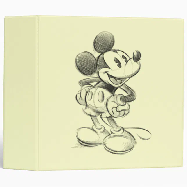 Classic Mickey | Sketch Binder | Zazzle