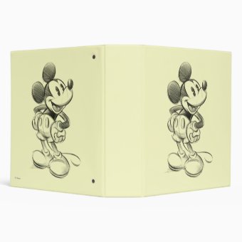 Classic Mickey | Sketch Binder | Zazzle