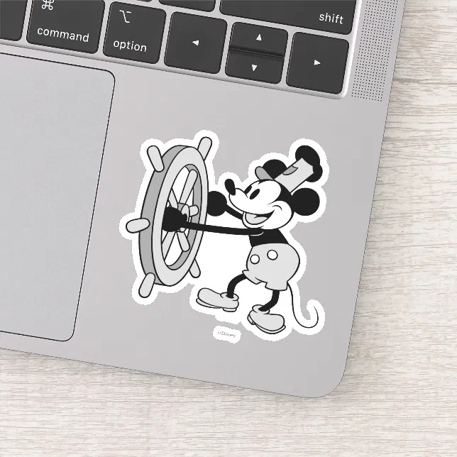 Classic Mickey | Steamboat Willie 2 Sticker | Zazzle