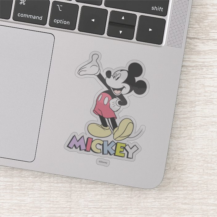 Classic Mickey Sticker | Zazzle.com