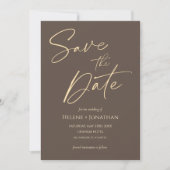 Classic Minimal Elegant Wedding Save The Date Invitation | Zazzle