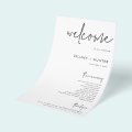 Classic Minimalist Editable Wedding Paper Program | Zazzle