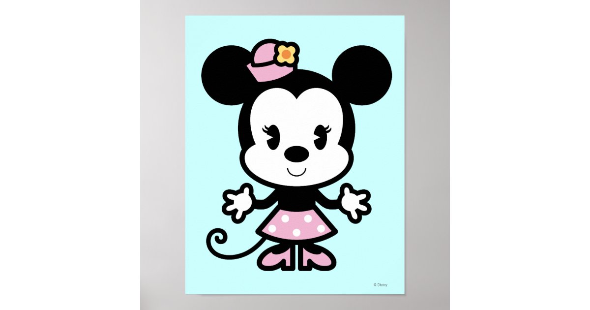 Classic Minnie | Cartoon Poster | Zazzle