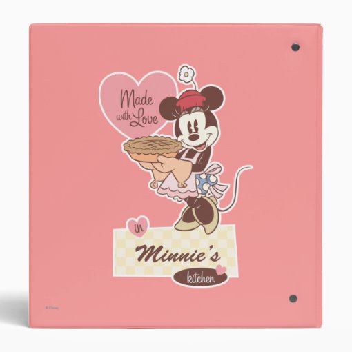 Classic Minnie | Kitchen Binder | Zazzle