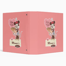 Classic Minnie | Kitchen Binder | Zazzle