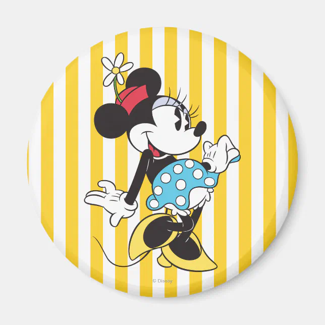 Classic Minnie Mouse 3 Magnet | Zazzle