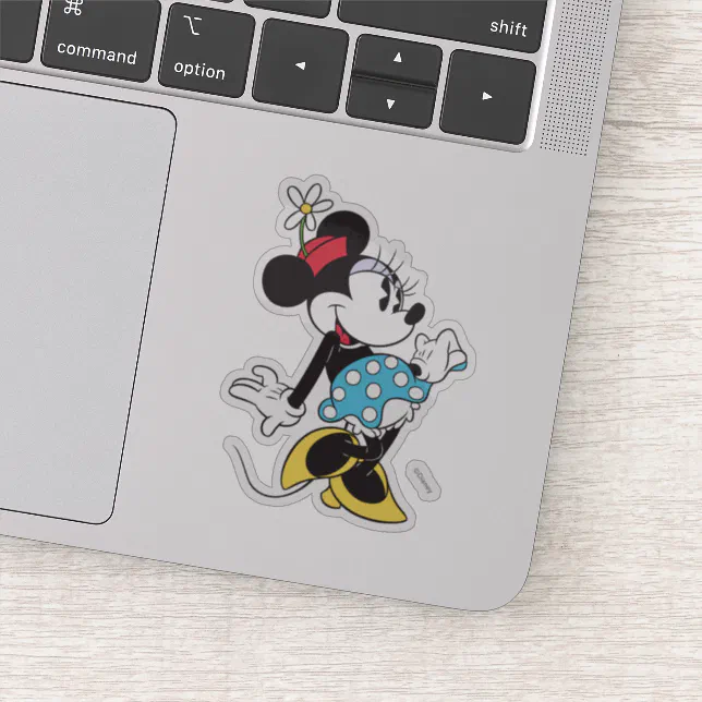 Classic Minnie Mouse 3 Sticker | Zazzle