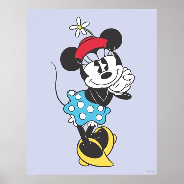 Classic Minnie Mouse Posters & Prints | Zazzle