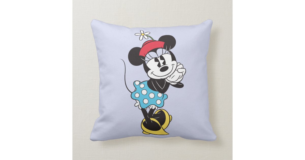 Classic Minnie Mouse 4 Throw Pillow | Zazzle.com