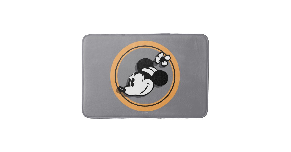 Classic Minnie Mouse Bathroom Mat | Zazzle