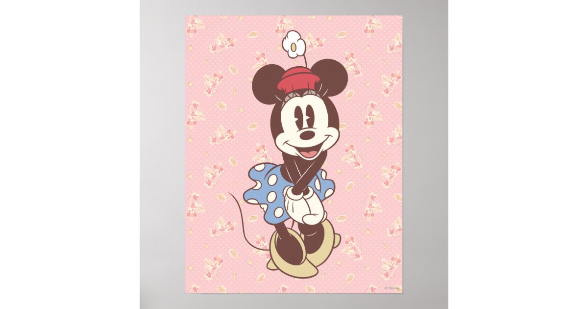 Classic Minnie Mouse Poster | Zazzle