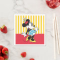 Classic Minnie Mouse with Flower Napkins | Zazzle