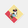 Classic Minnie Mouse with Flower Napkins | Zazzle