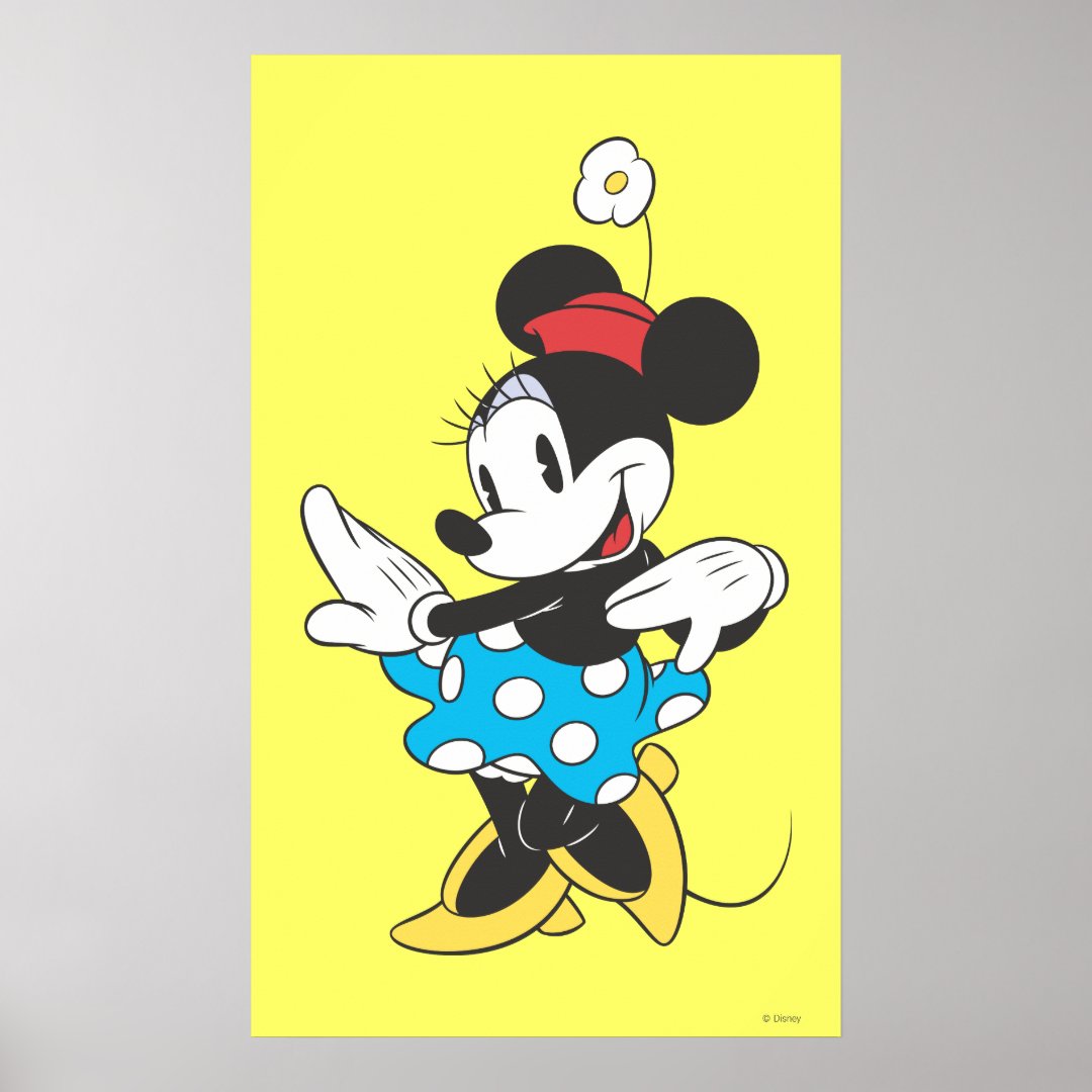 Classic Minnie | Sweet Poster | Zazzle