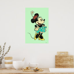 Classic Minnie | Vintage Poster | Zazzle