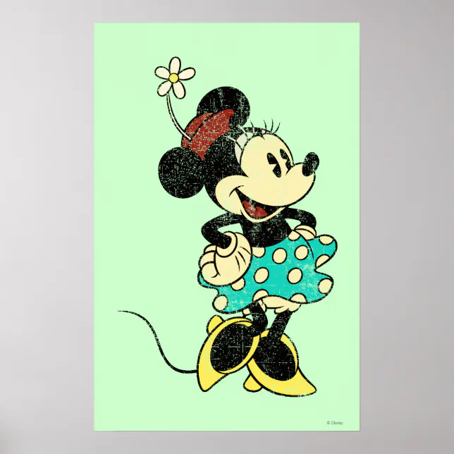 Classic Minnie | Vintage Poster | Zazzle