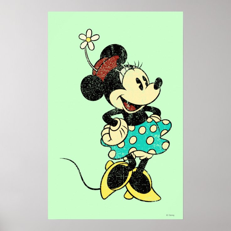 Classic Minnie | Vintage Poster | Zazzle