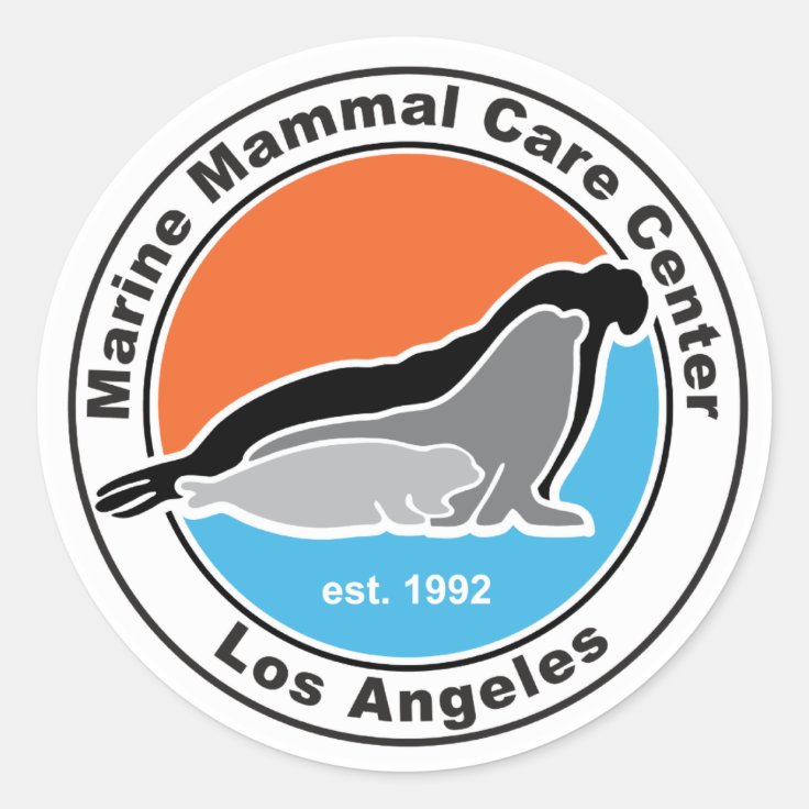 Classic MMCC LA logo on stickers! Classic Round Sticker | Zazzle