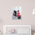 Classic Mod Scooter Poster | Zazzle