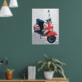 Classic Mod Scooter Poster | Zazzle