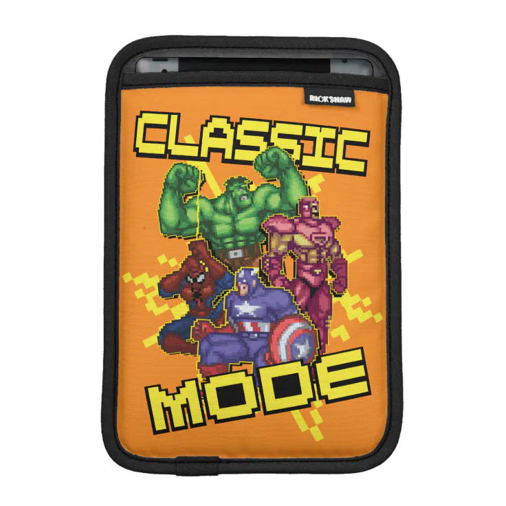 "Classic Mode" Marvel Video Game Character Sprites iPad Mini Sleeve ...