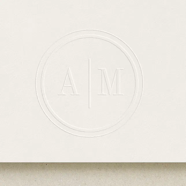 Classic Monogram Embosser | Zazzle
